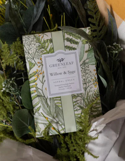 Greenleaf Willow & Sage Large Scented Sachet – Heart Of The Country Ltd