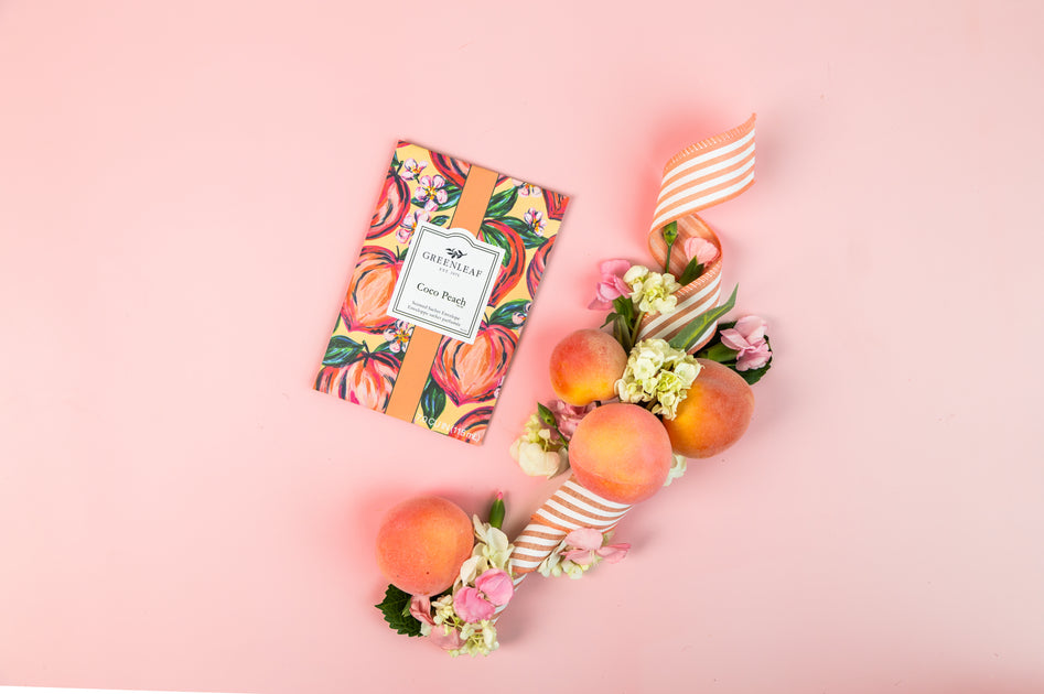 Greenleaf Coco Peach Large Scented Sachet (NEW) – Heart Of The Country Ltd